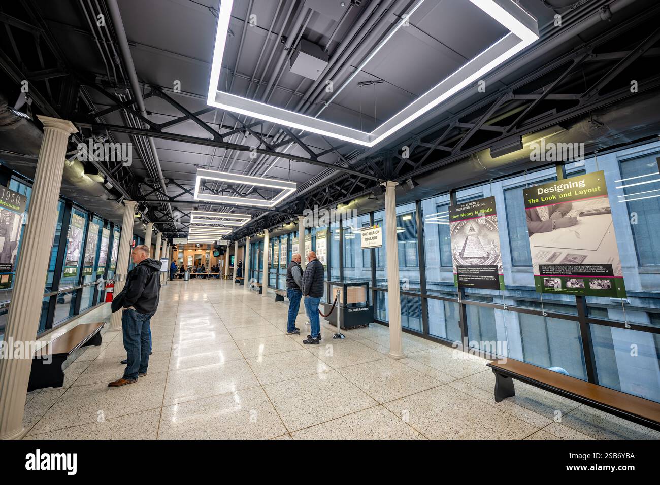 Money production exhibits hi-res stock photography and images - Alamy