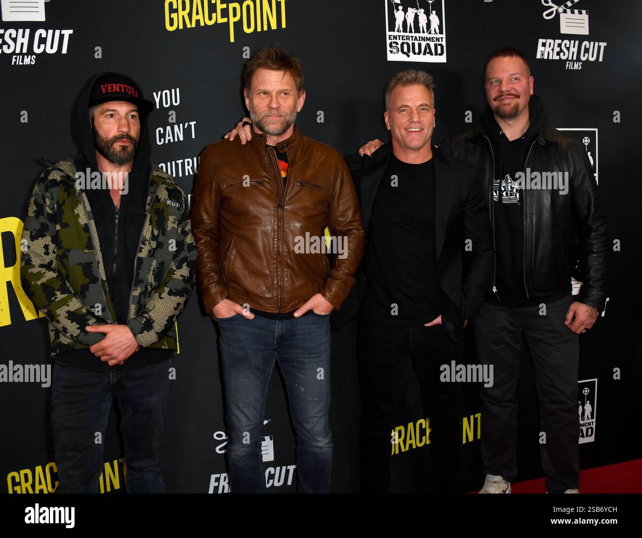 Actors Jon Bernthal, Mark Pellegrino, Sean Carrigan and Jim Parrack ...