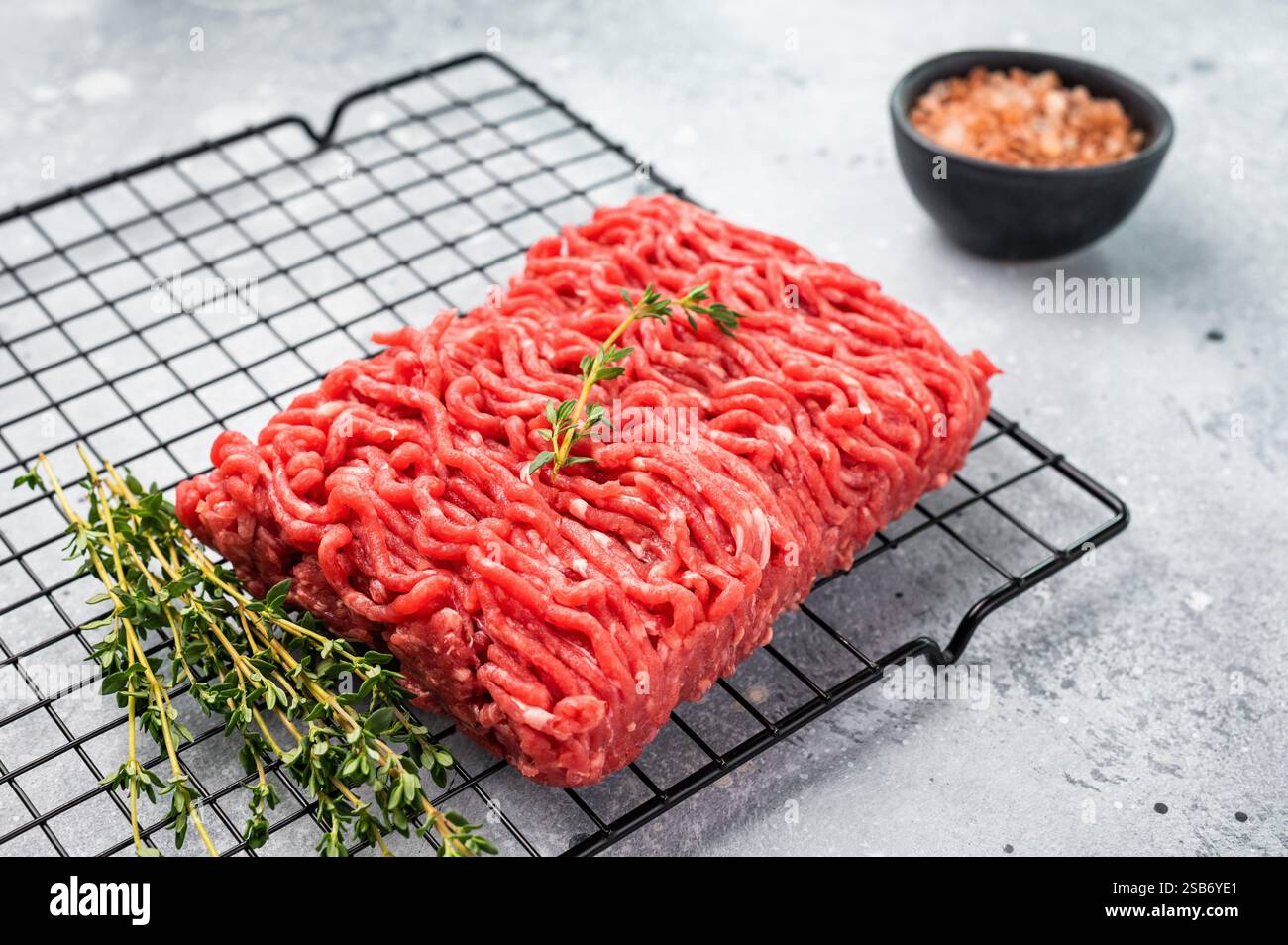 Raw lamb and beef mince meat, mincemeat, ready for cooking Stock Photo - Alamy