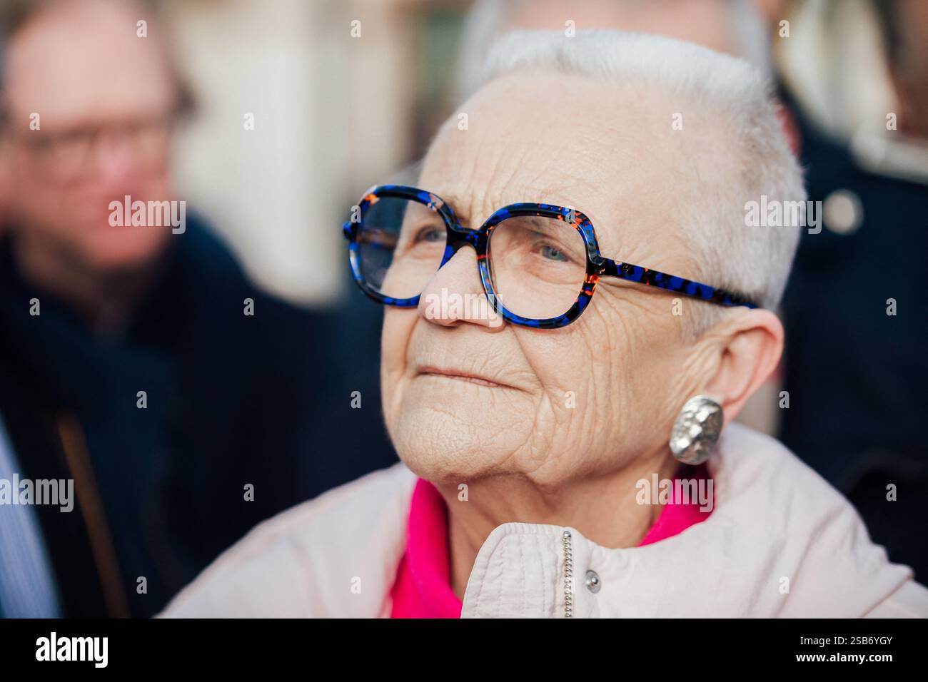 Portrait of Francoise GATEL, Minister of Rurality, during the visit of ...