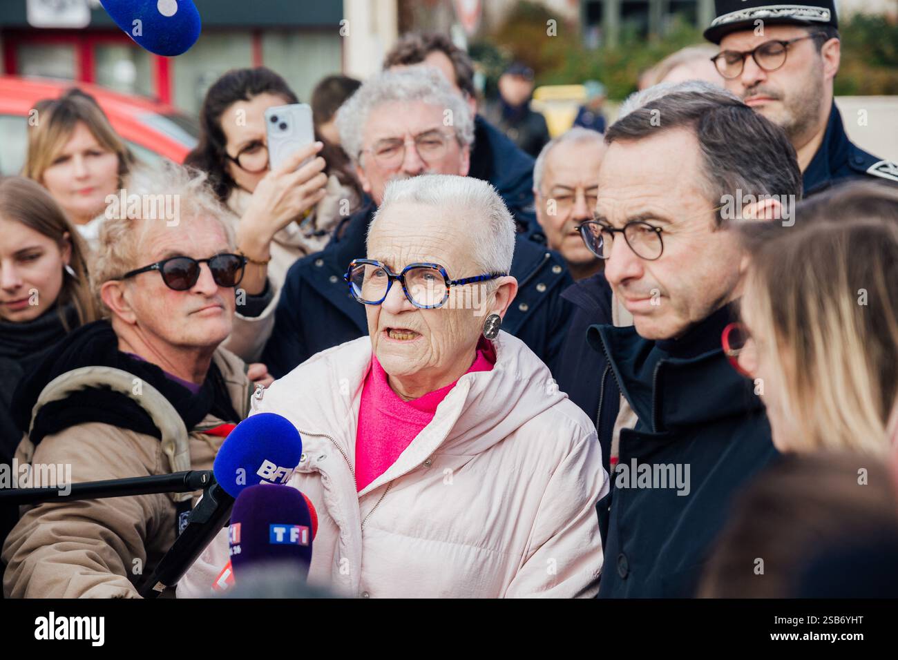 Portrait of Francoise GATEL, Minister of Rurality, during the visit of ...