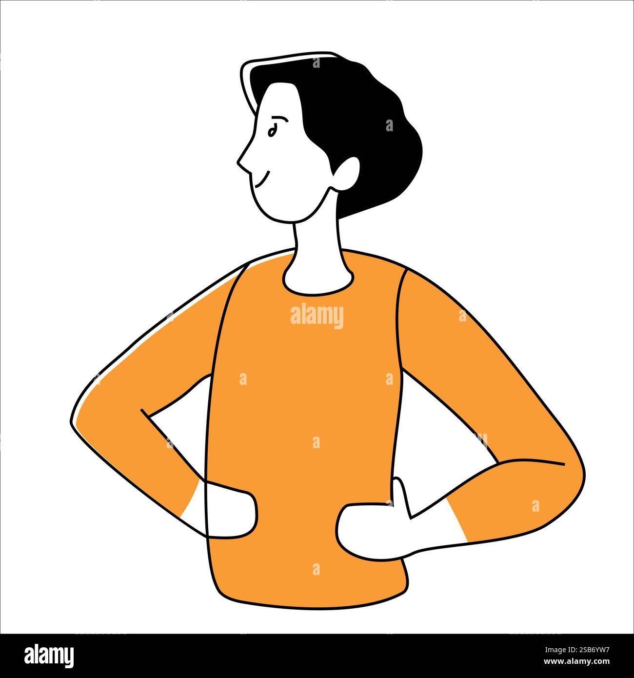 Reliance pose Stock Vector Images - Alamy