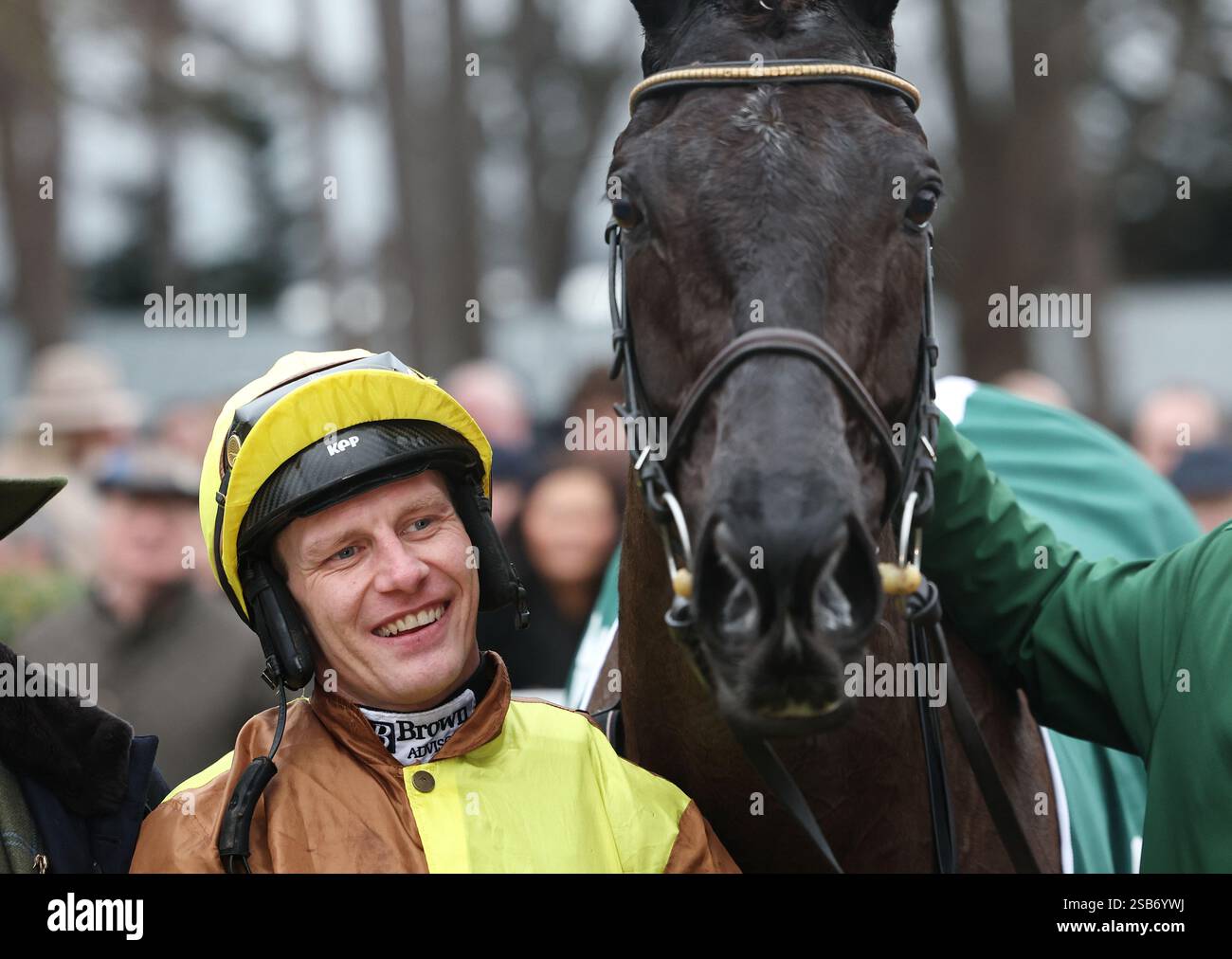 Jockey Paul Townend and Galopin Des Champs after winning the Paddy ...