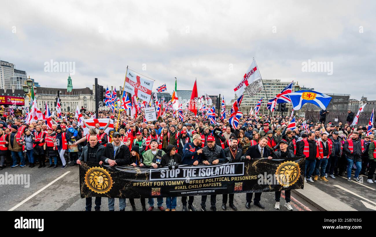 London, UK. 1st Feb, 2025. ‘Stop the Isolation' or ‘Unite the Kingdom ...