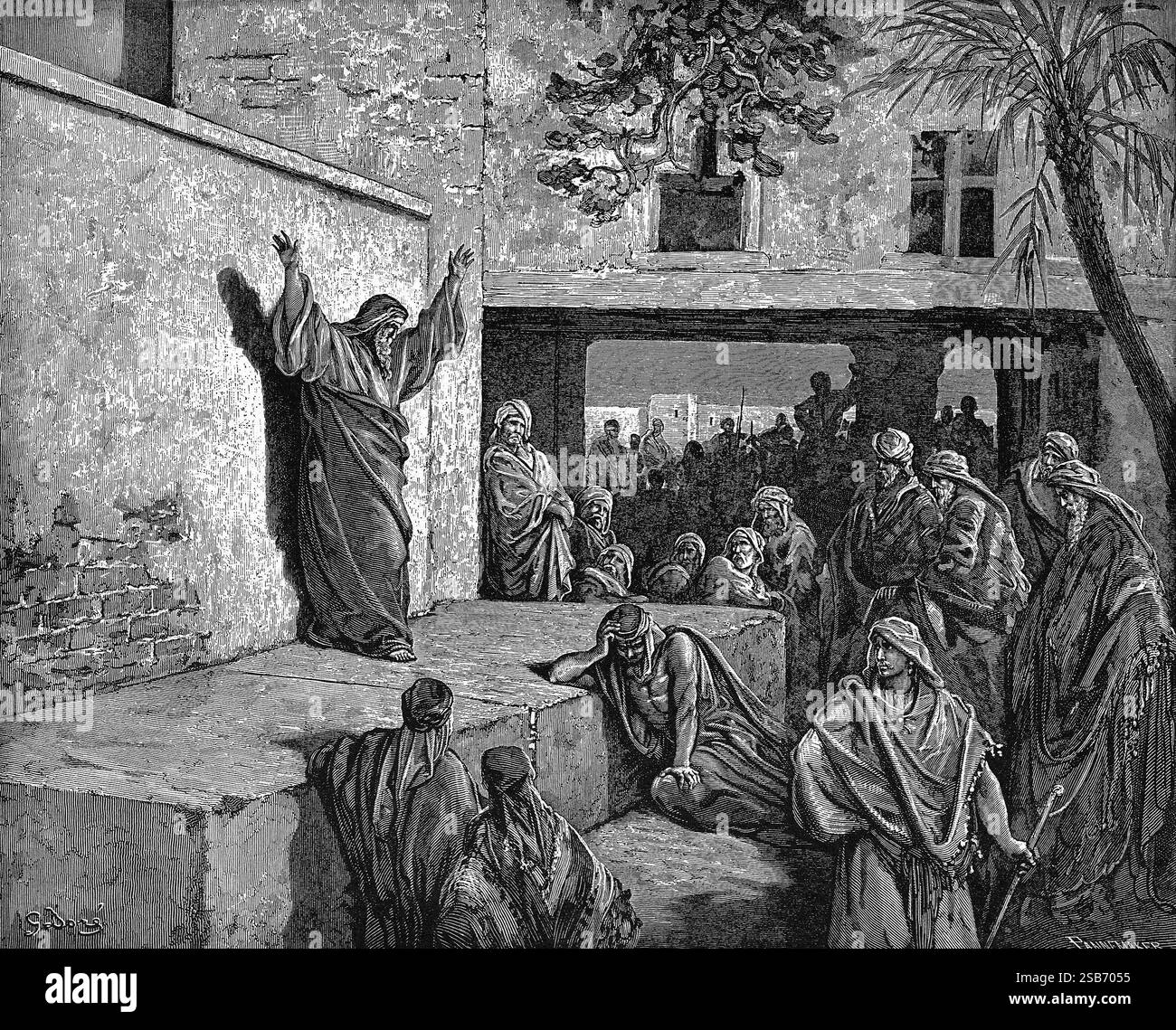 Micah Exhorts the Israelites to Repent (Micah 7:1-20 Stock Photo - Alamy