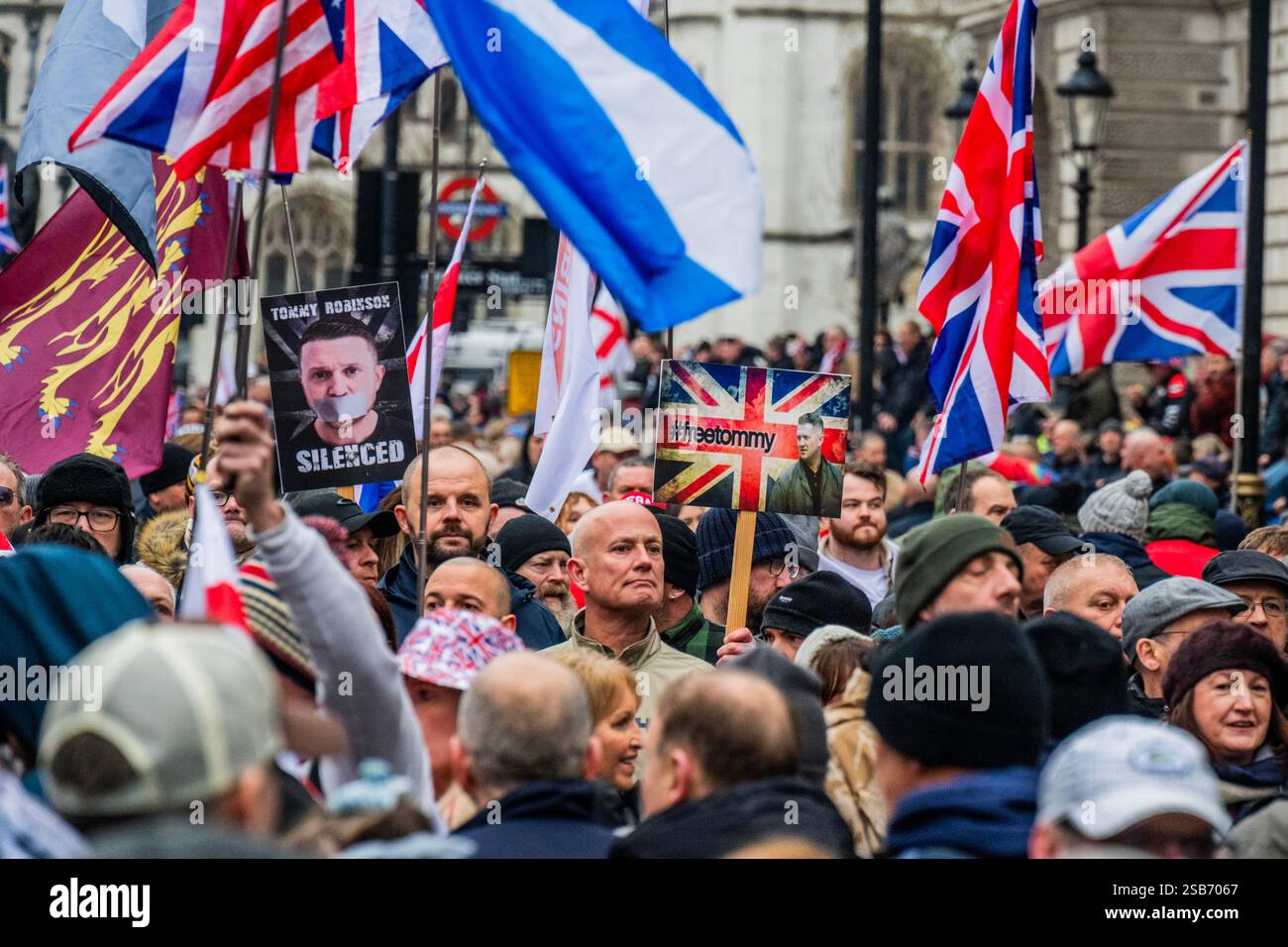 London, UK. 1st Feb, 2025. ‘Stop the Isolation' or ‘Unite the Kingdom ...