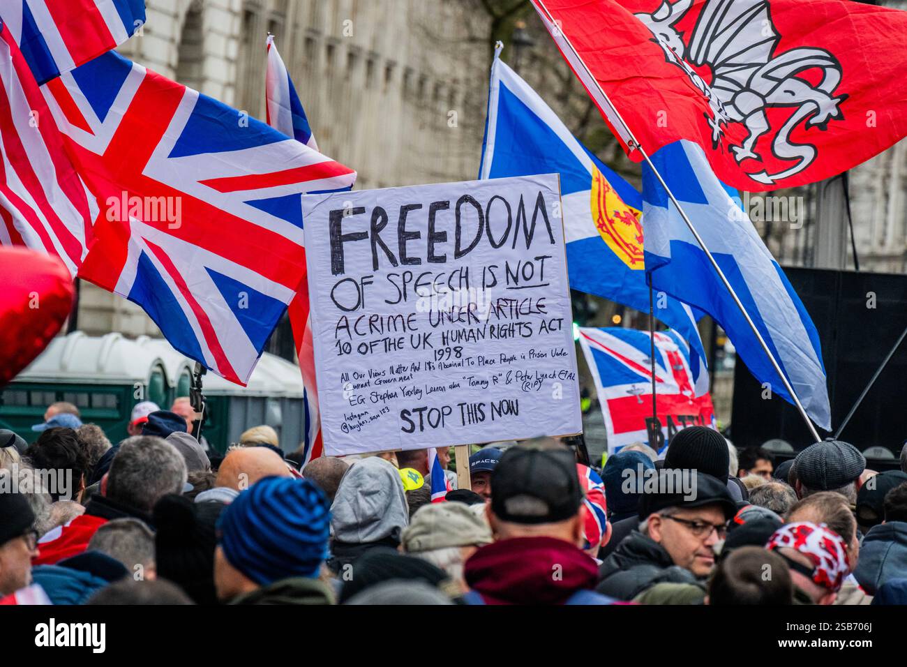 London, UK. 1st Feb, 2025. ‘Stop the Isolation' or ‘Unite the Kingdom ...