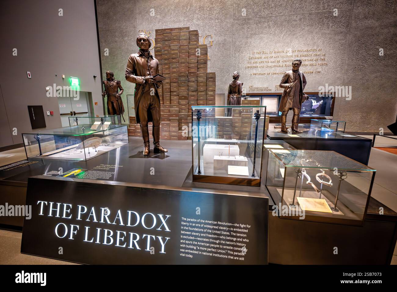 WASHINGTON DC, United States — Exhibition signage at the National ...
