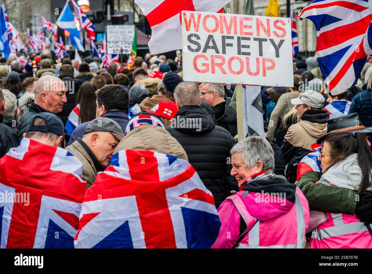 London, UK. 1st Feb, 2025. ‘Stop the Isolation' or ‘Unite the Kingdom ...