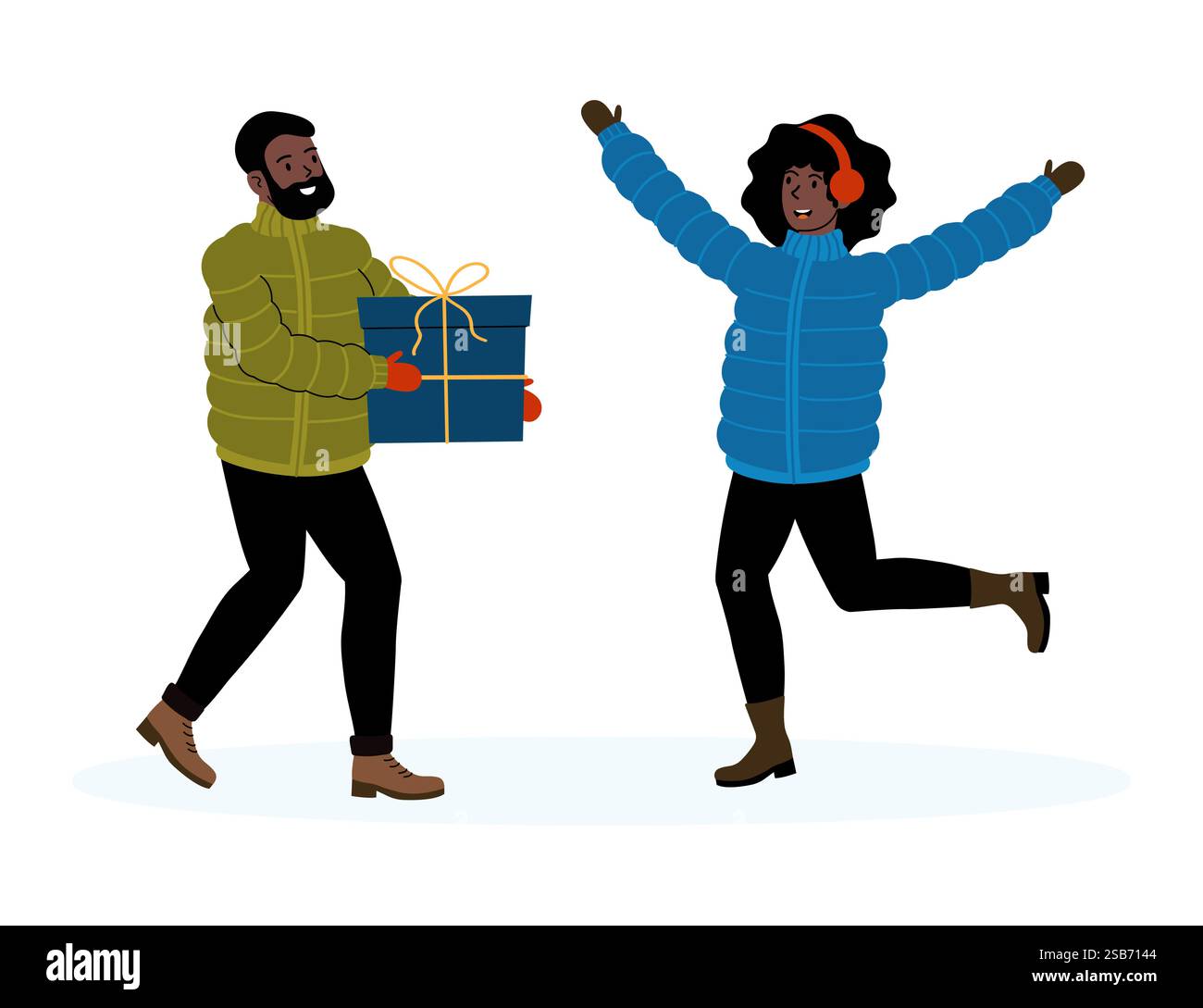 Moment of excitement in Stock Vector Images - Alamy