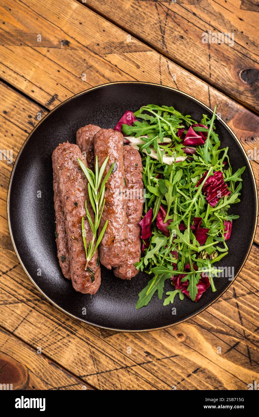 Balkan BBQ roast Cevapcici Sausage, roasted Cevapi from mince beef and ...