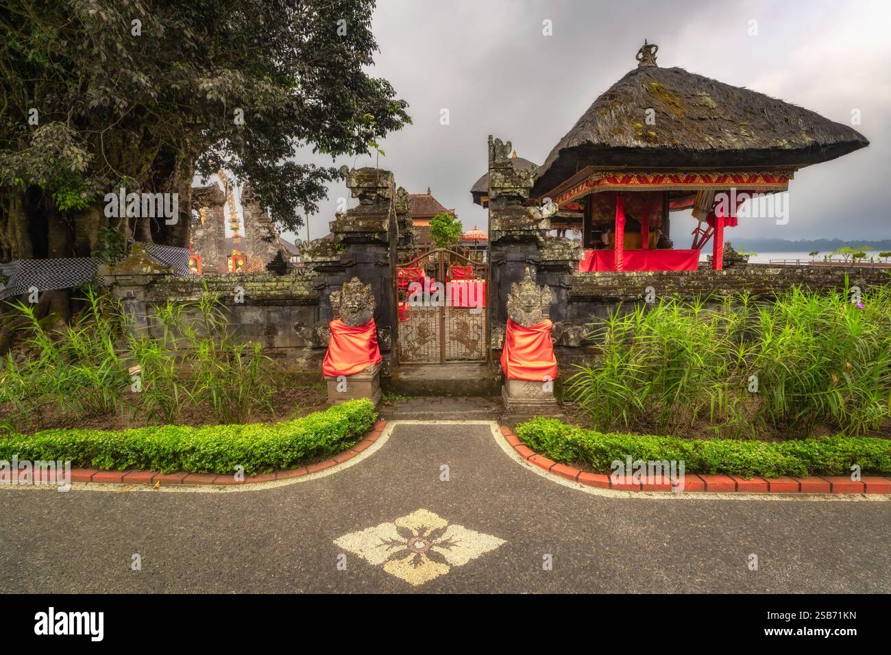 Bali, Indonesia, 4 Oct 2024 A stunning and beautiful doorway leads to a ...