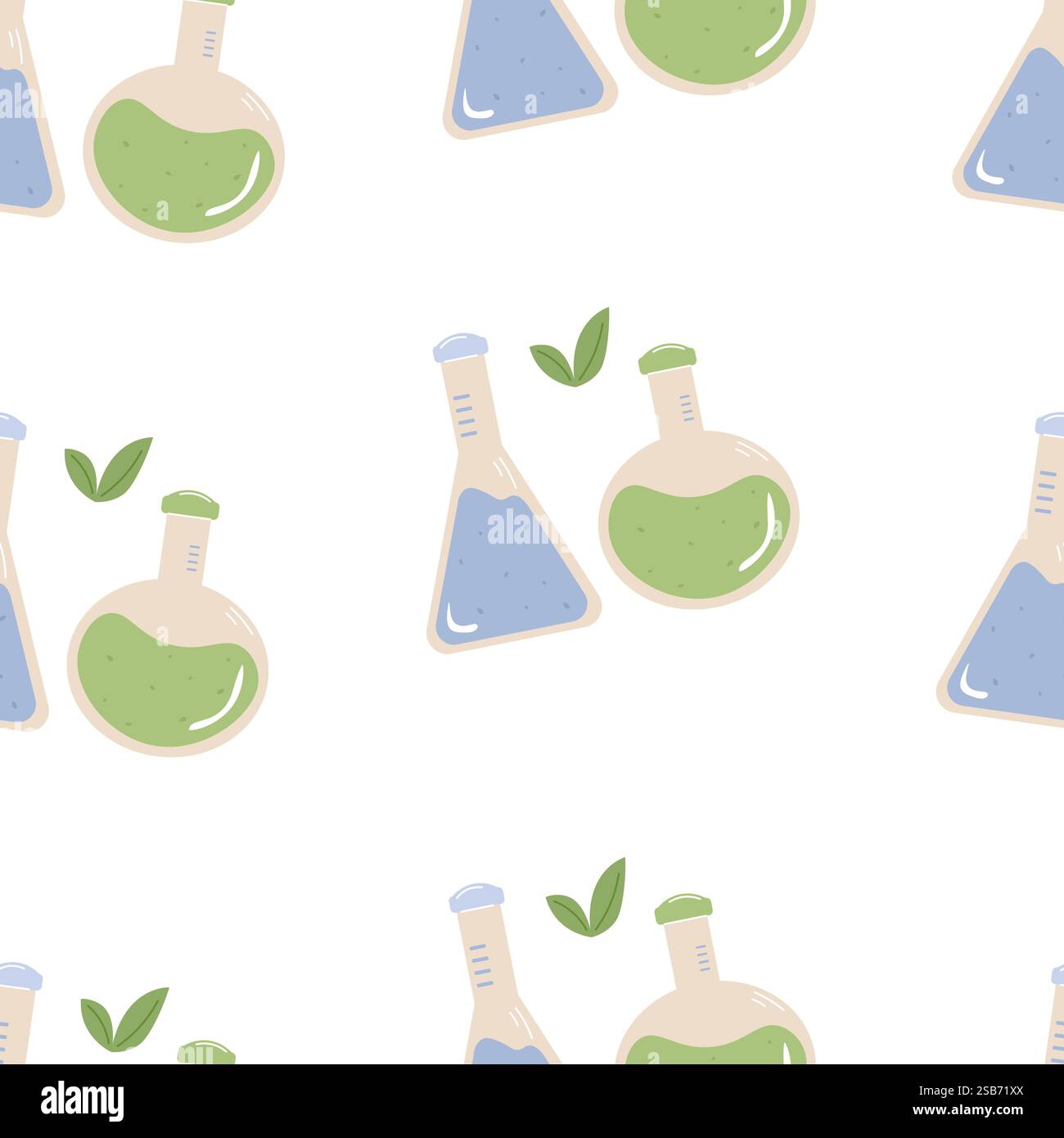 Beakers and liquids Stock Vector Images - Alamy