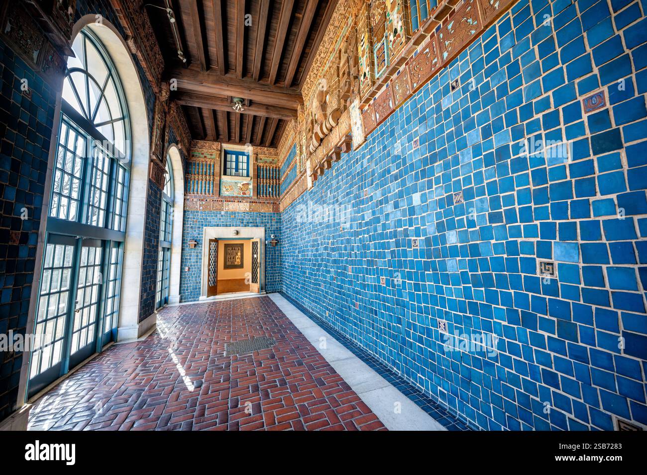 Art Museum Of The Americas Maya Tile Courtyard Washington DC ...