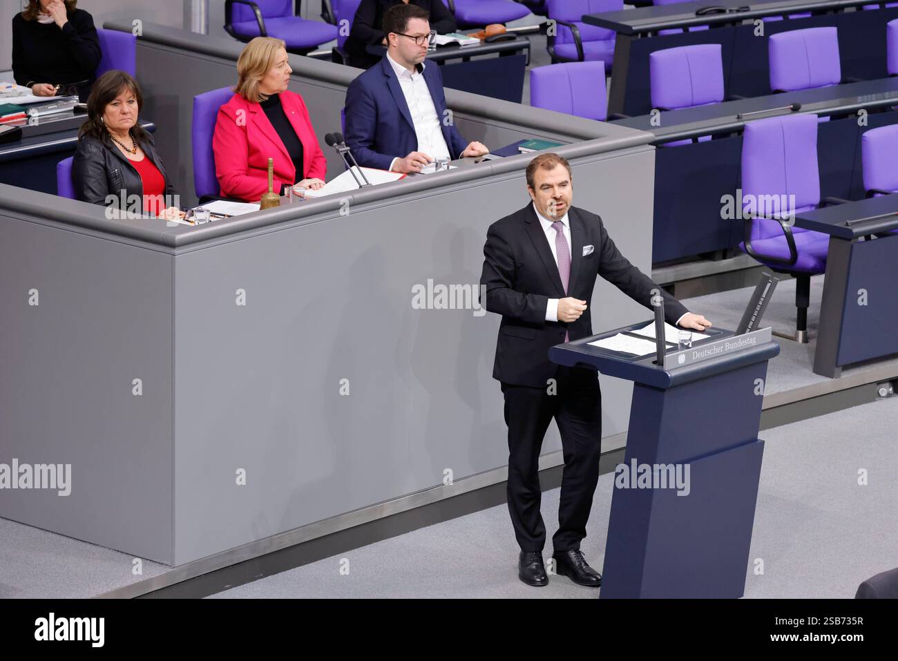 Florian Hahn, CDU/CSU, Deutschland, Berlin, Reichstag, 31. Januar 2025 ...
