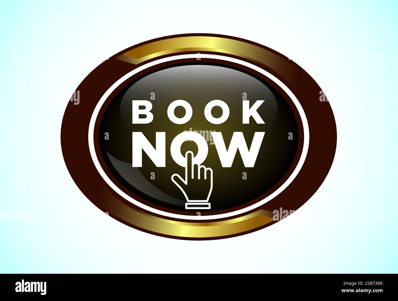 Book now icon design illustration, Button design Stock Vector Image ...