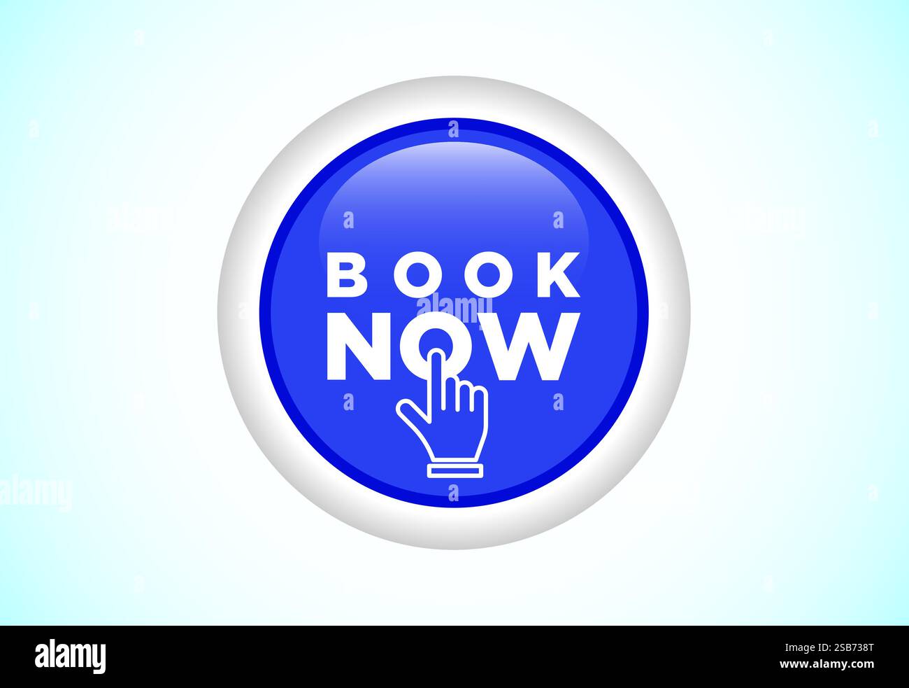 Book now icon design illustration, Button design Stock Vector Image ...