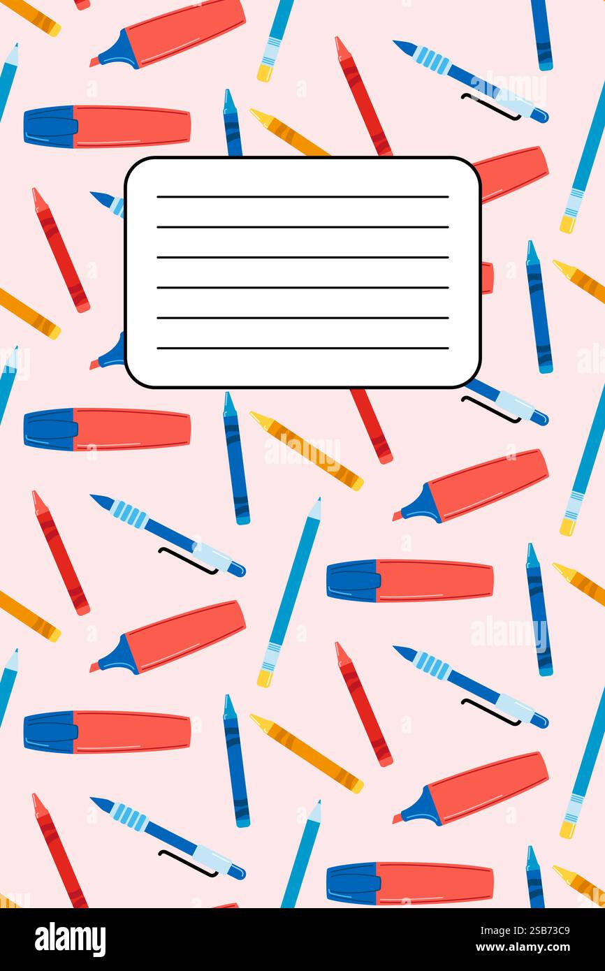 Cute scrapbook templates for planner, notepad, online diary notes, to ...