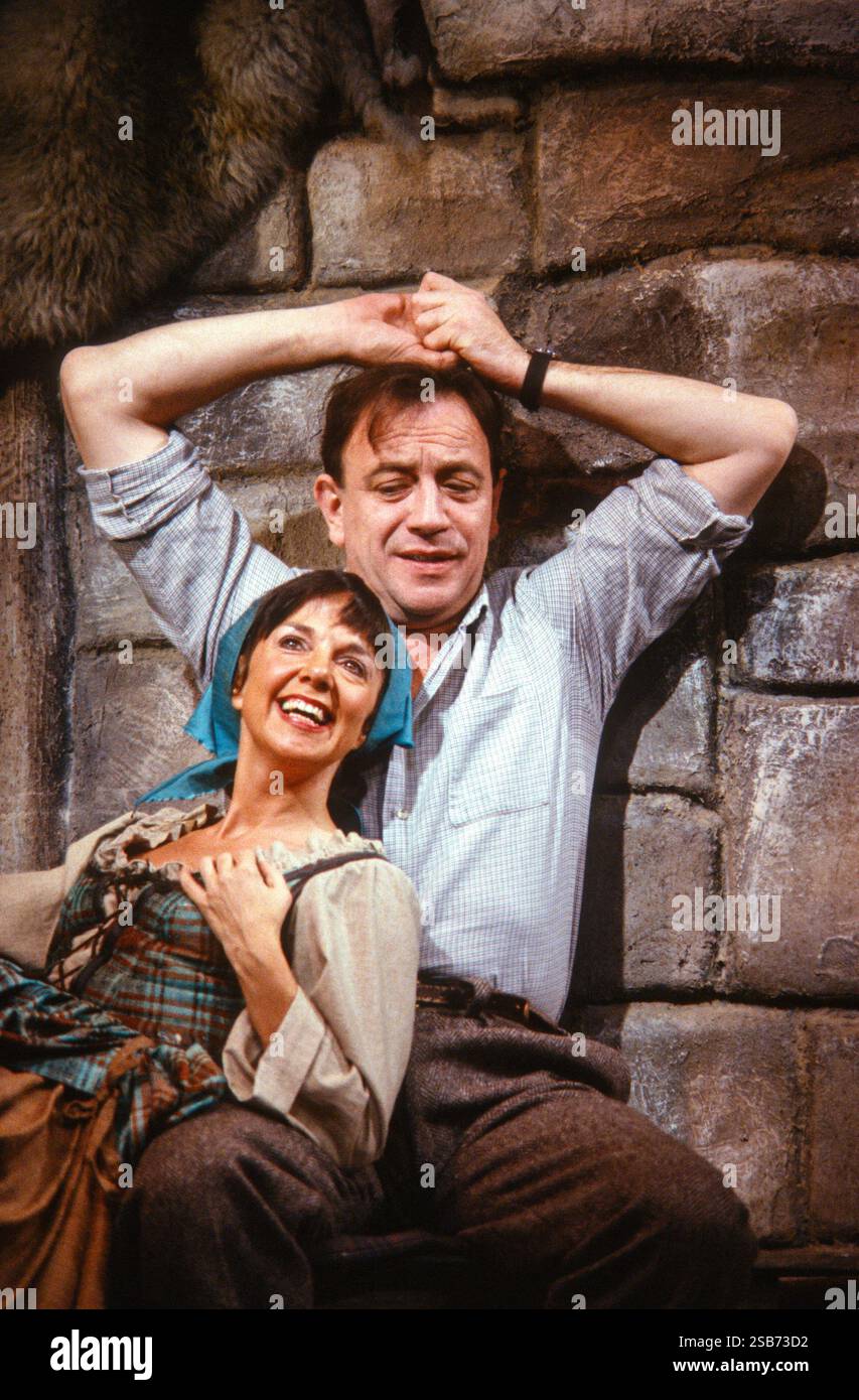 Lesley Mackie (Meg Brockie), Robin Nedwell (Jeff Douglas) in BRIGADOON ...