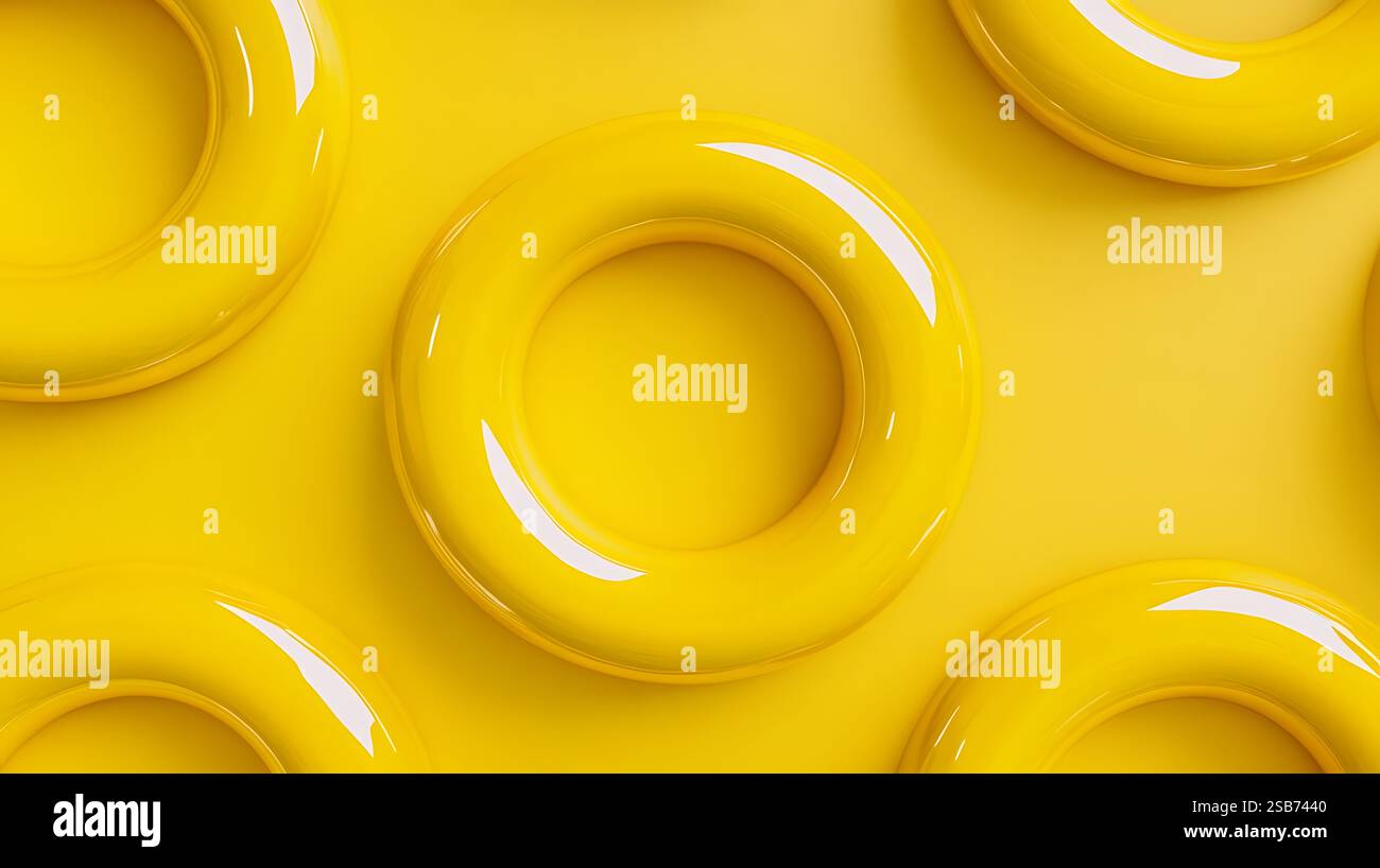 Striking and mesmerizing image showcasing a set of glossy,levitating ...