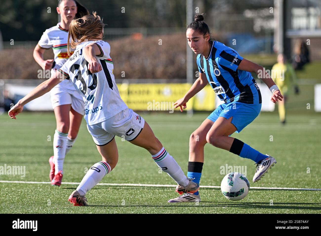 Aalter, Belgium. 01st Feb, 2025. Louize Haentjens (33) of OHL pictured ...