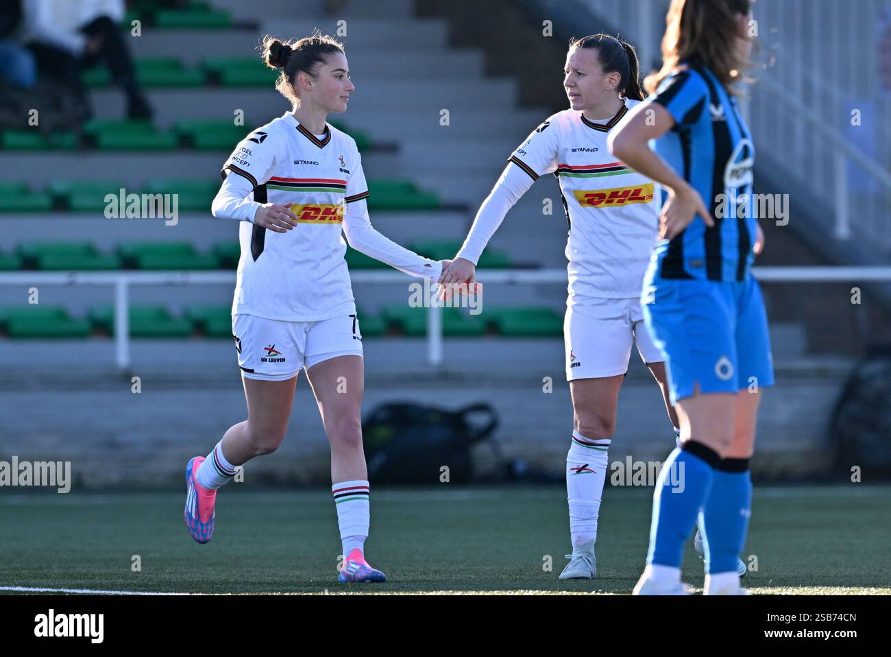Aalter, Belgium. 01st Feb, 2025. Ioanna Papatheodorou (77) of OHL ...