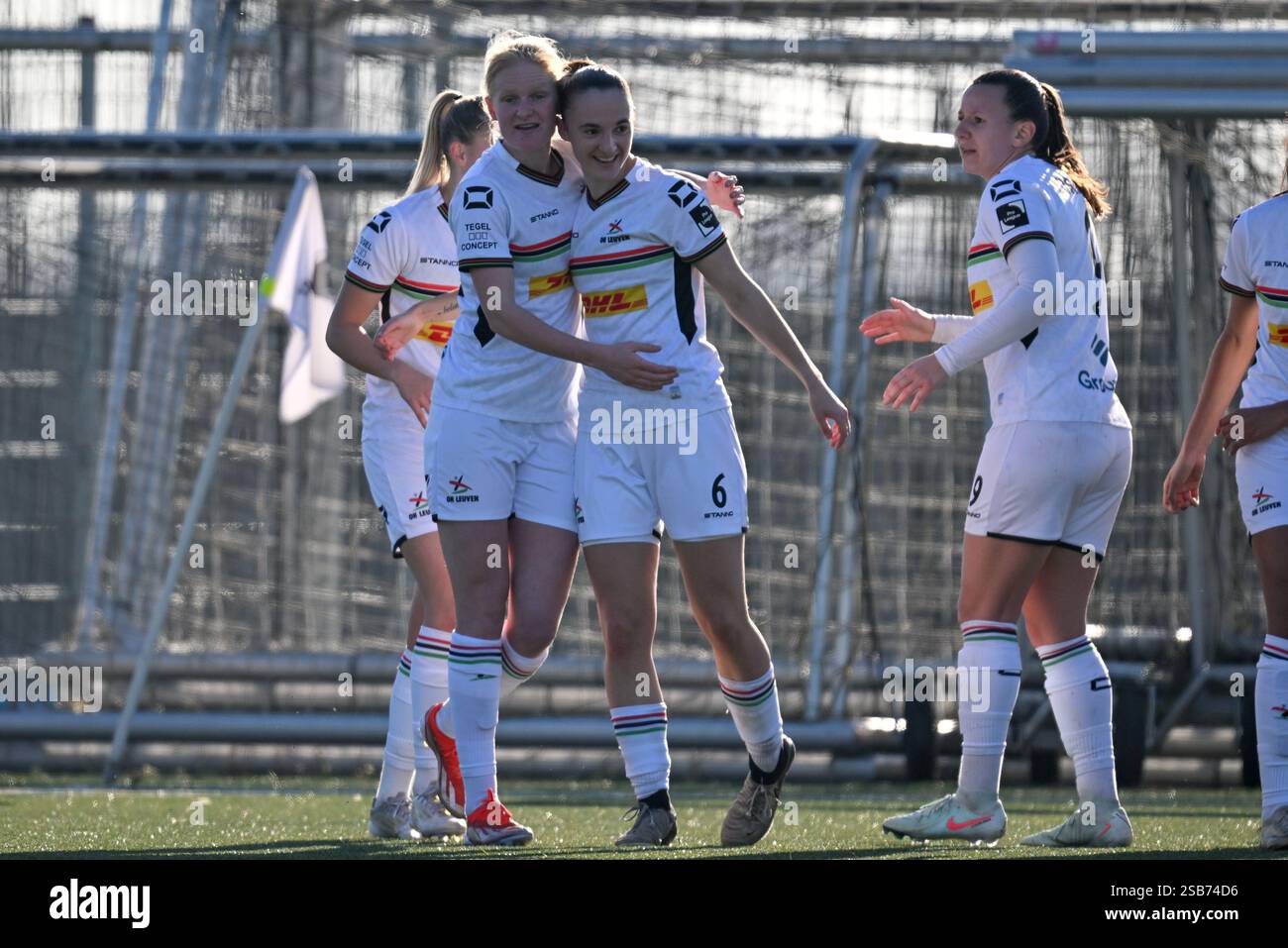 Aalter, Belgium. 01st Feb, 2025. Linde Veefkind (25) of OHL pictured ...