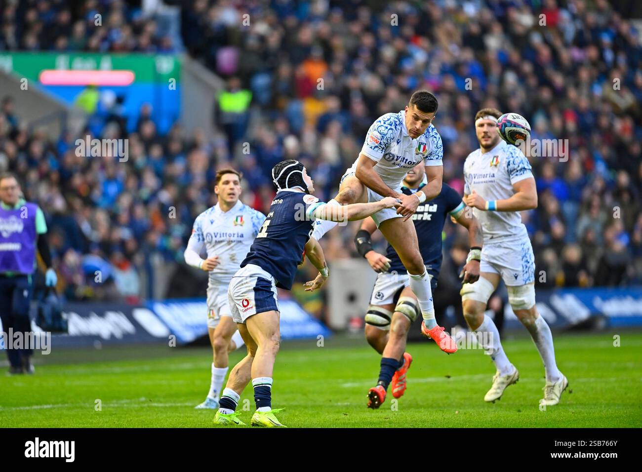 Scotland, UK. 1st Feb, 2025. During the Guinness Six Nations ...