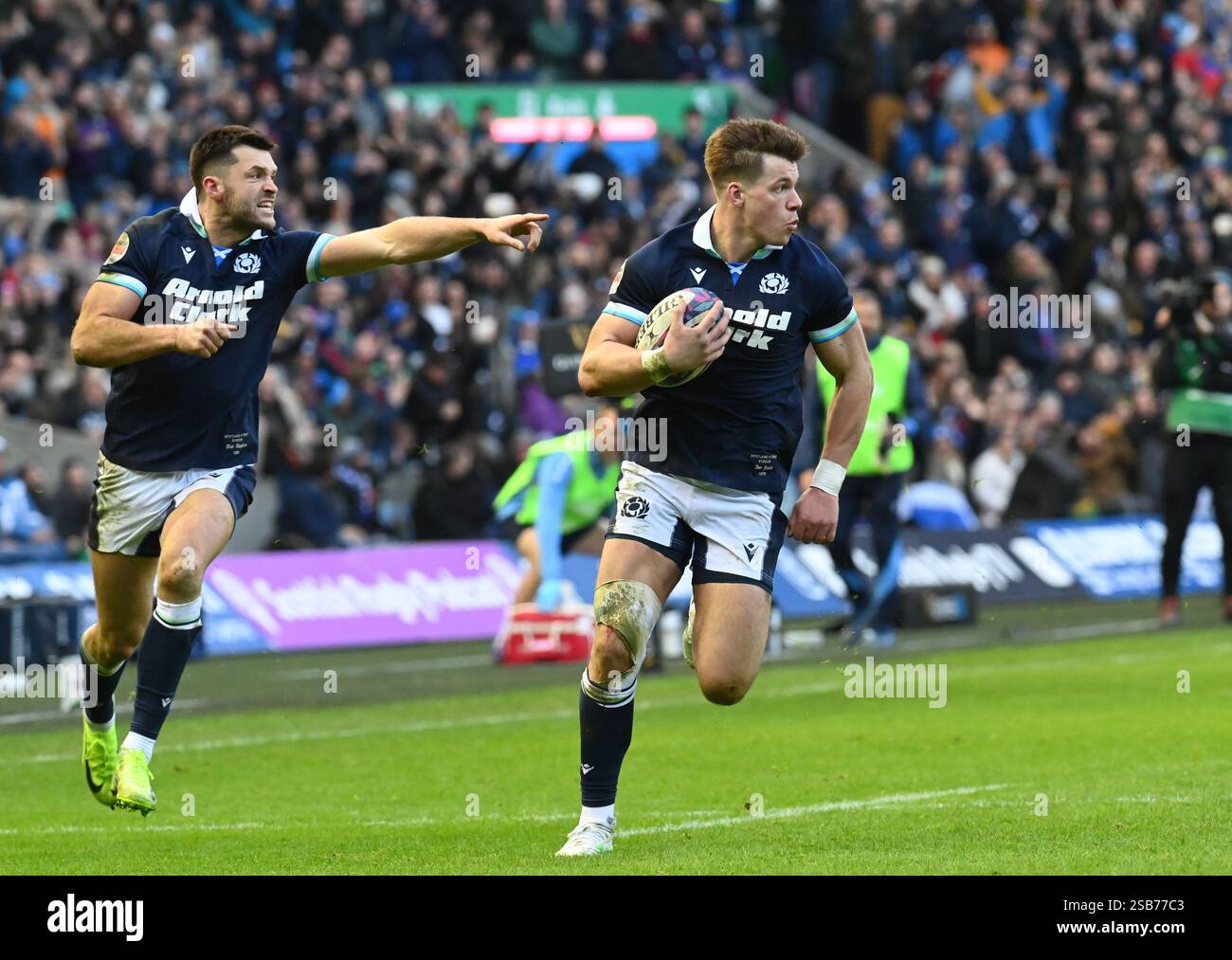 Scottish Gas Murrayfield Stadium. Edinburgh.Scotland, UK. 2nd Feb 2025 ...
