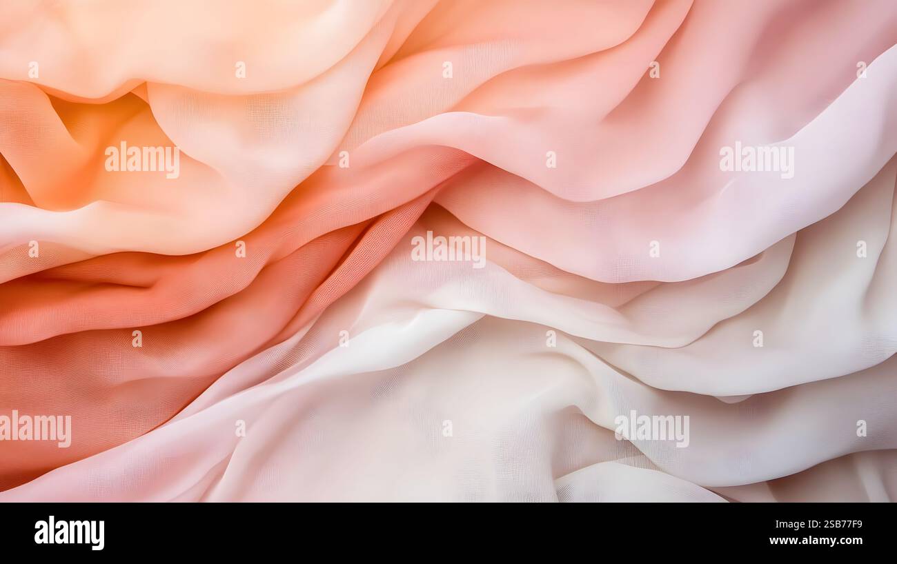 Soft,organic shapes in soothing pastel tones of pink,peach,and beige ...
