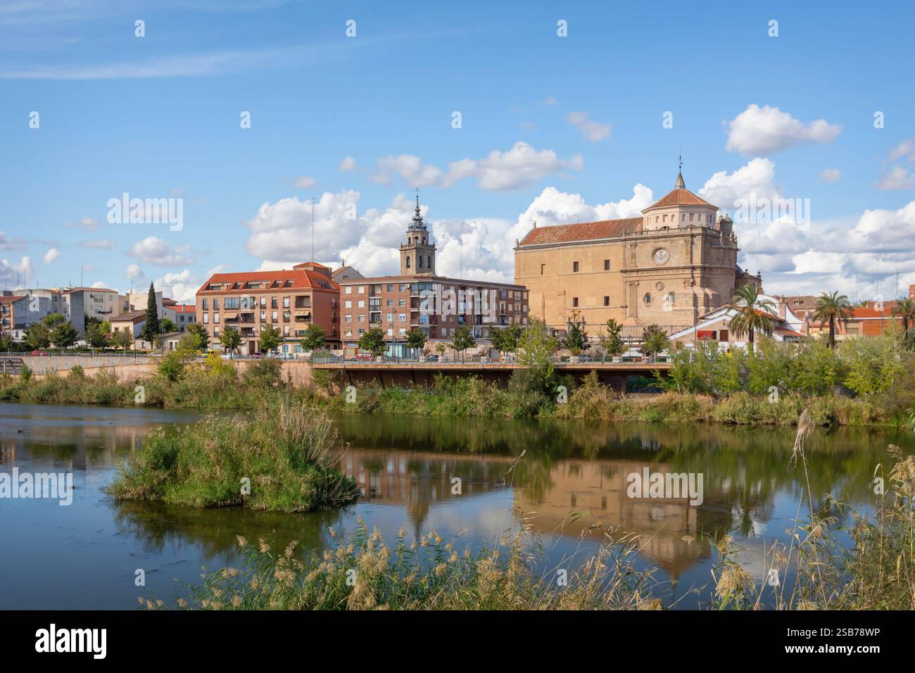 Talavera de la Reina, Spain. View of Iglesia de Santa Catalina church ...