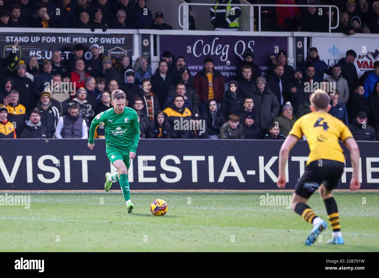 #11, Elliot Newby of Barrow AFC in attacking action during the Sky Bet ...
