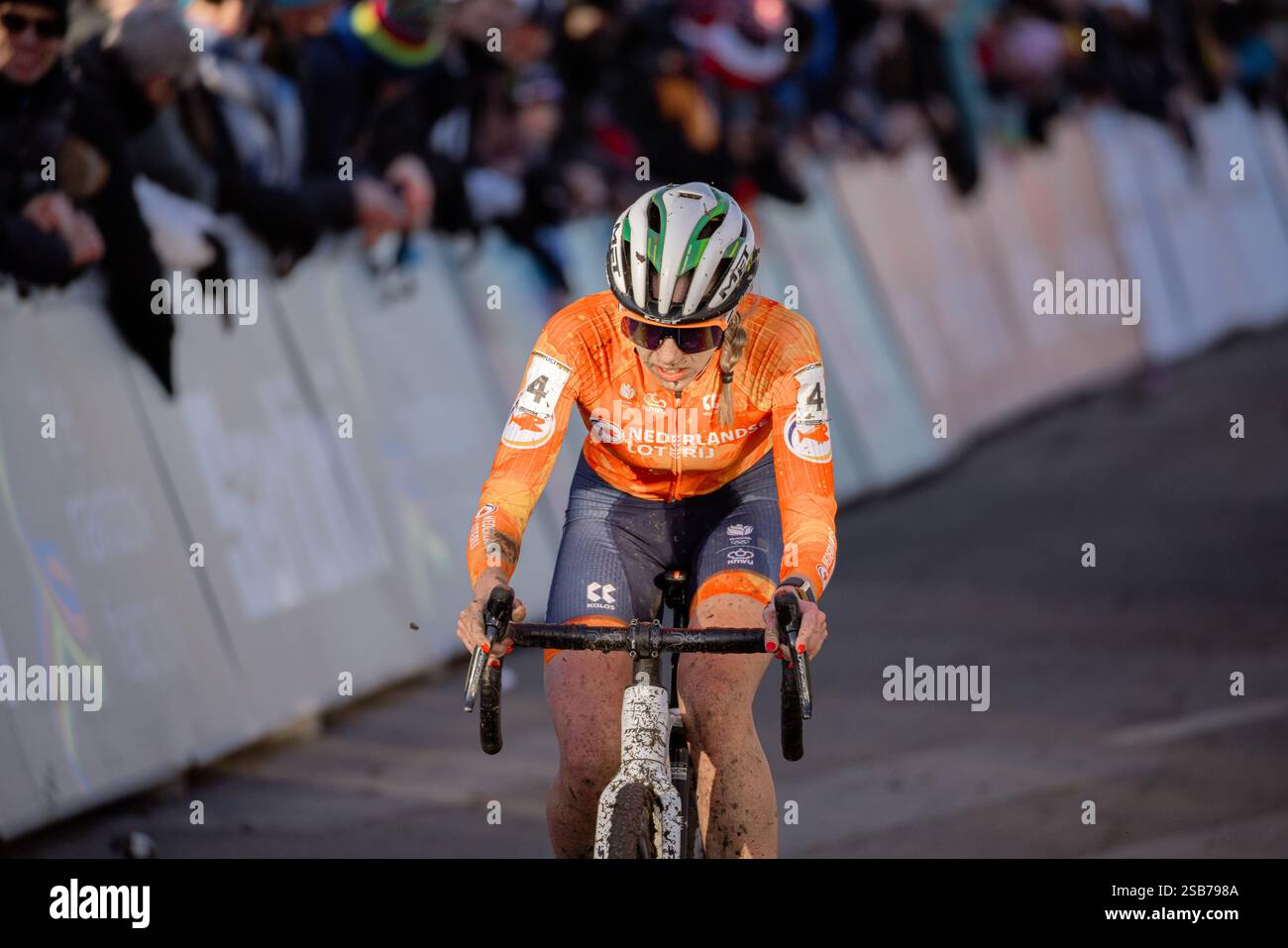 Liévin, FRANCE, 1st Feb 2025 Inge Van Der Heijden During the Women’s ...