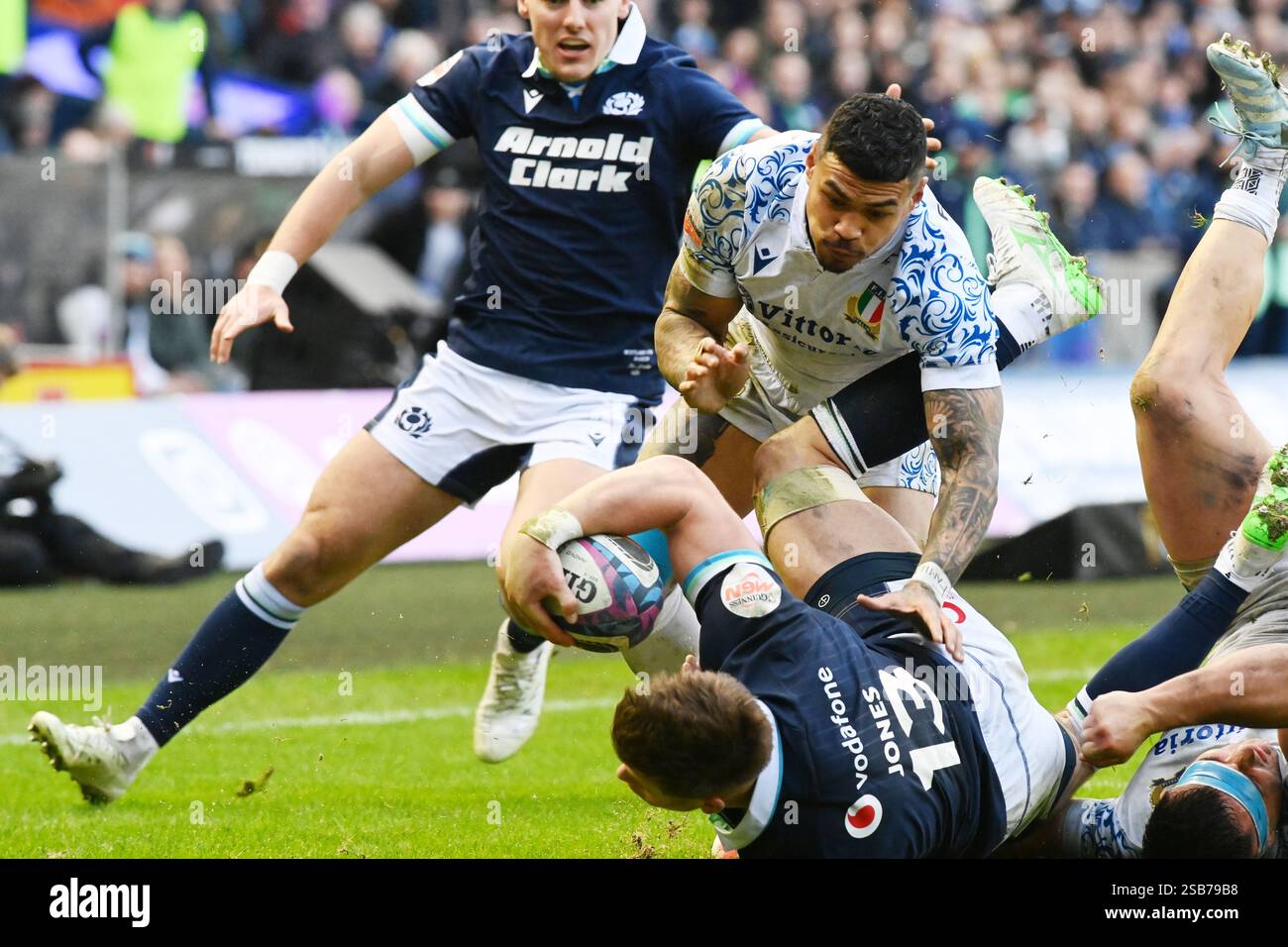 Scottish Gas Murrayfield Stadium. Edinburgh.Scotland, UK. 2nd Feb 2025 ...