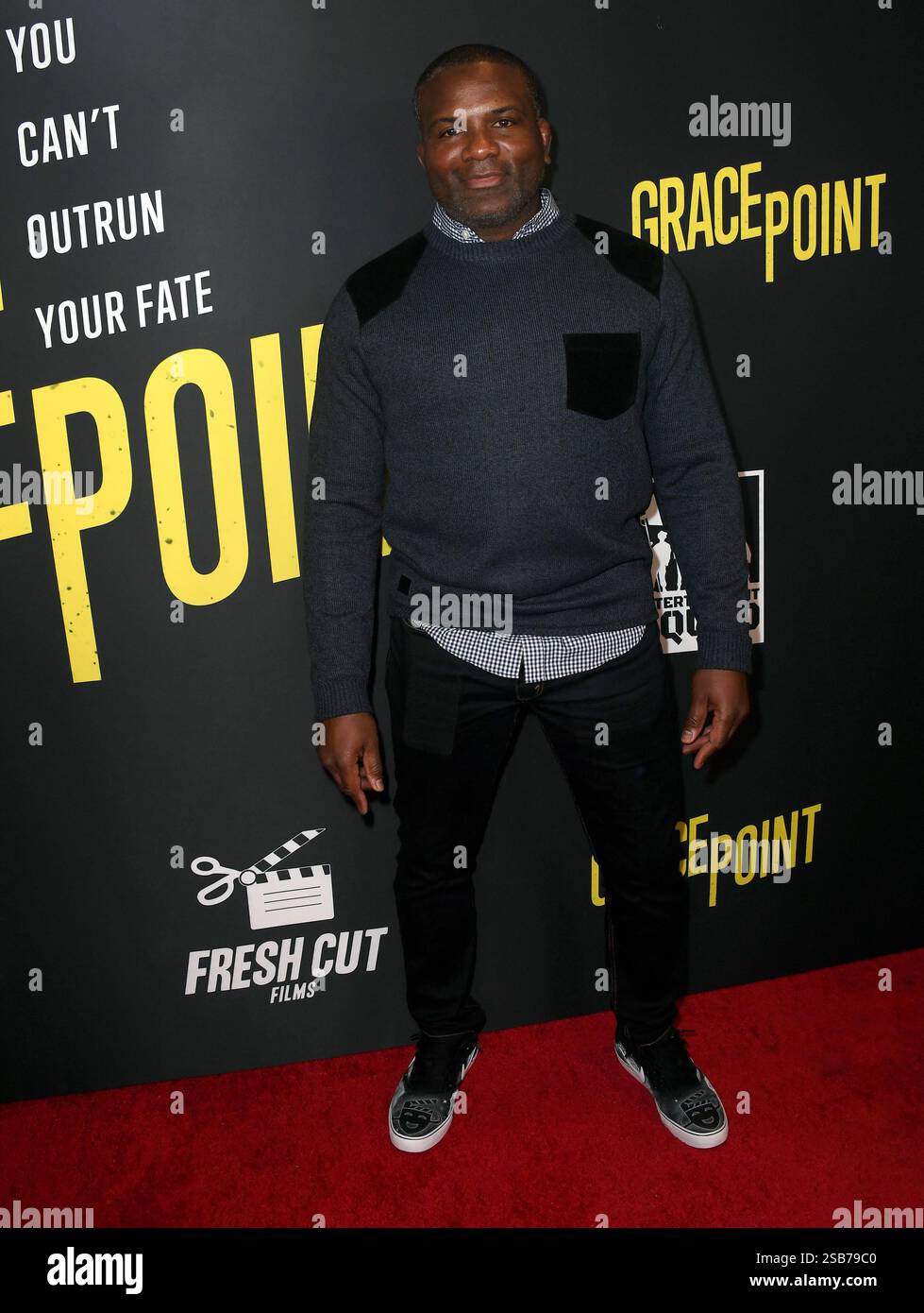 Fighter Din Thomas attends the premiere of "Grace Point" held at Regal ...