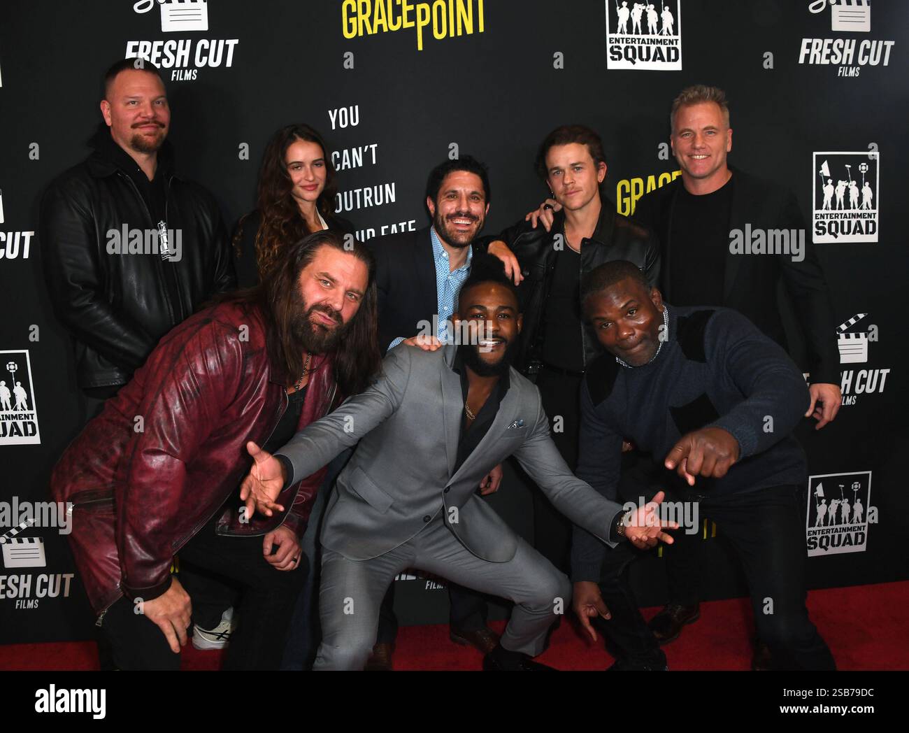 Cast members, Jim Parrack, Harlan Drum, James Storm, Rory Karpf ...