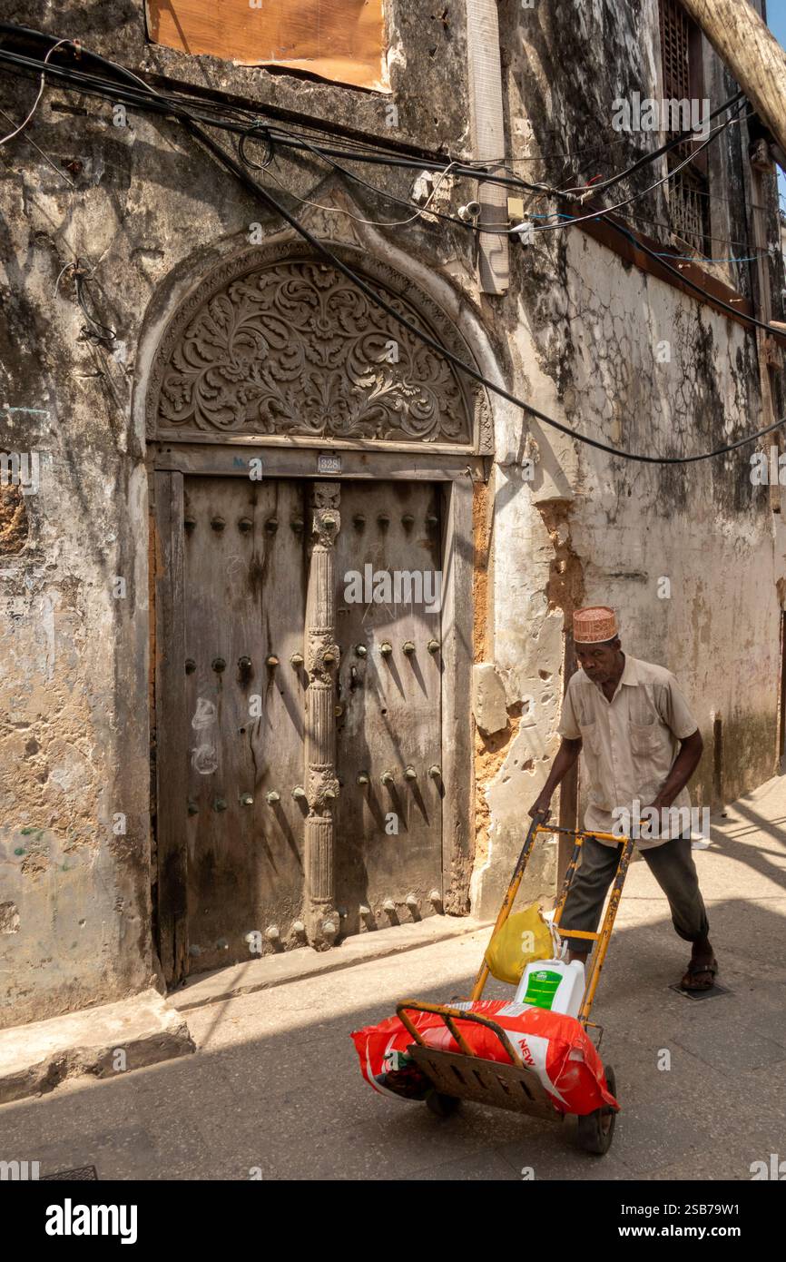 Africa Tanzania, Zanzibar, Stonetown, old town, Shangani, Baghani ...
