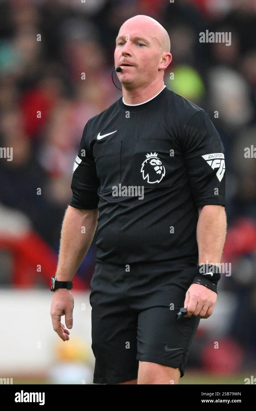 Referee, Simon Hooper during the Premier League match between ...