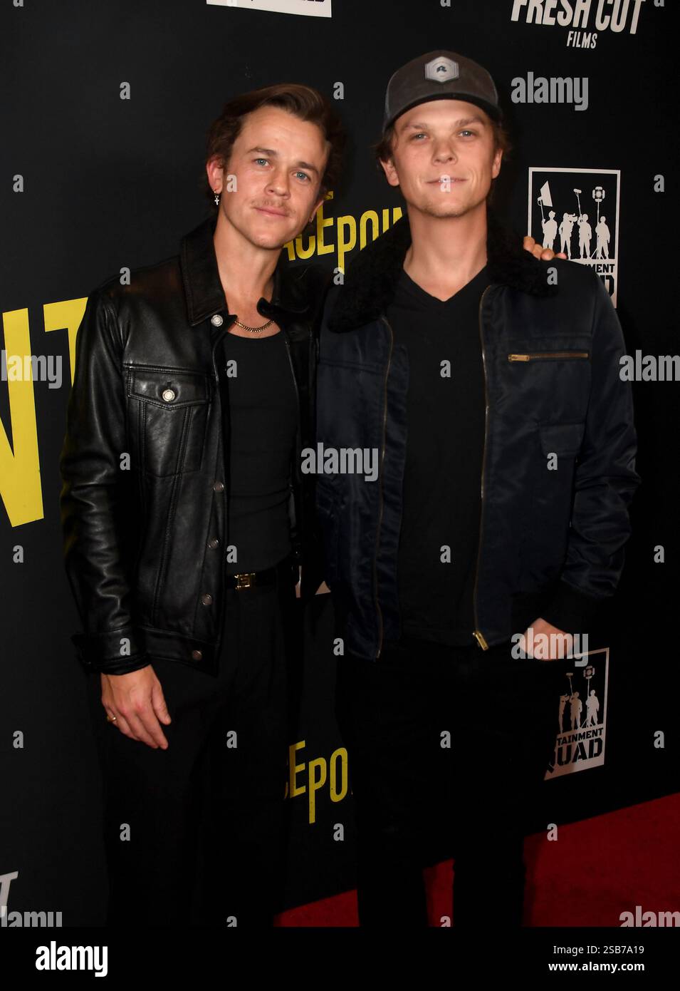 Actor John Owen Lowe and brother Matthew Lowe attend the premiere of ...