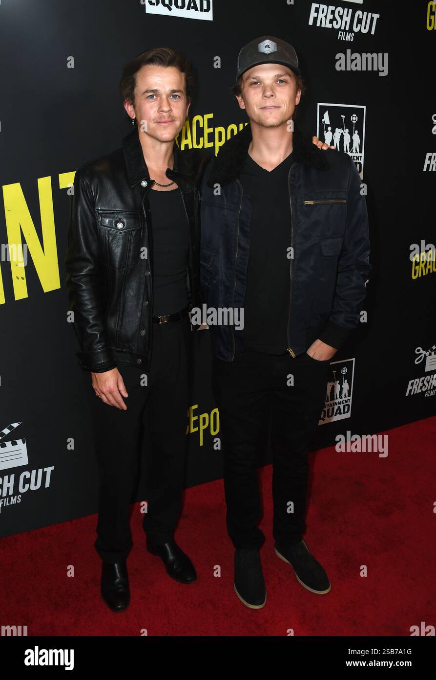Actor John Owen Lowe and brother Matthew Lowe attend the premiere of ...