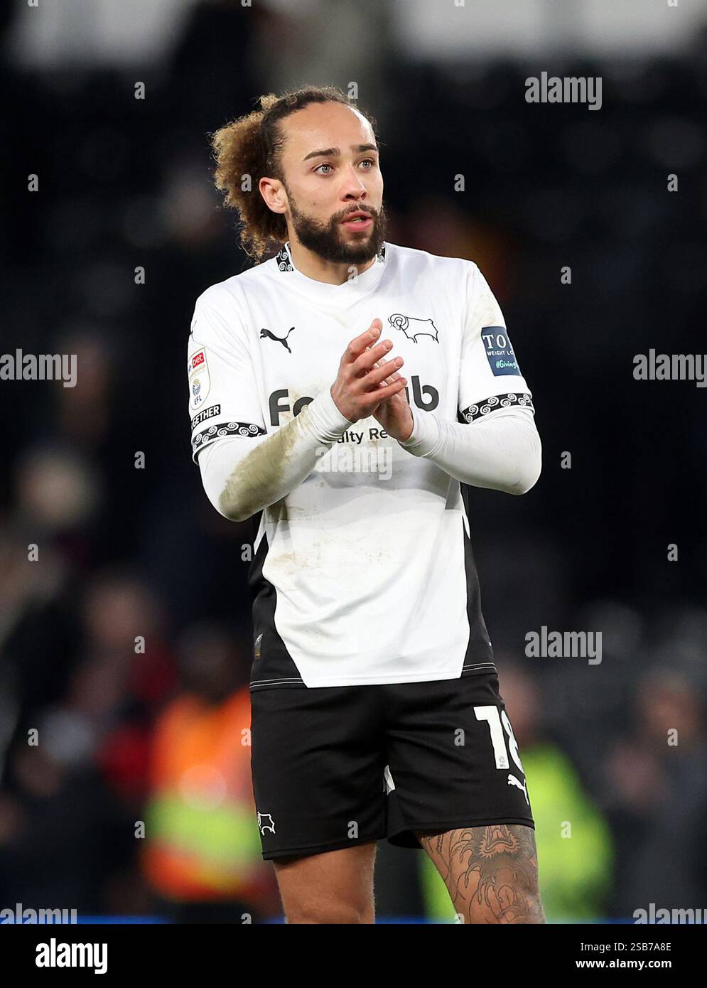 Derby County's Marcus Harness during the Sky Bet Championship match at ...