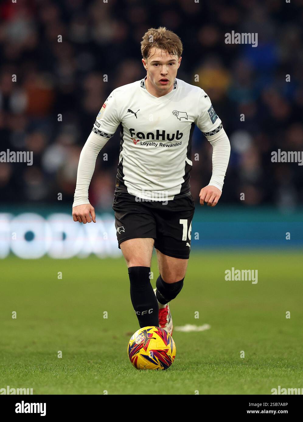 Derby County's Liam Thompson during the Sky Bet Championship match at ...