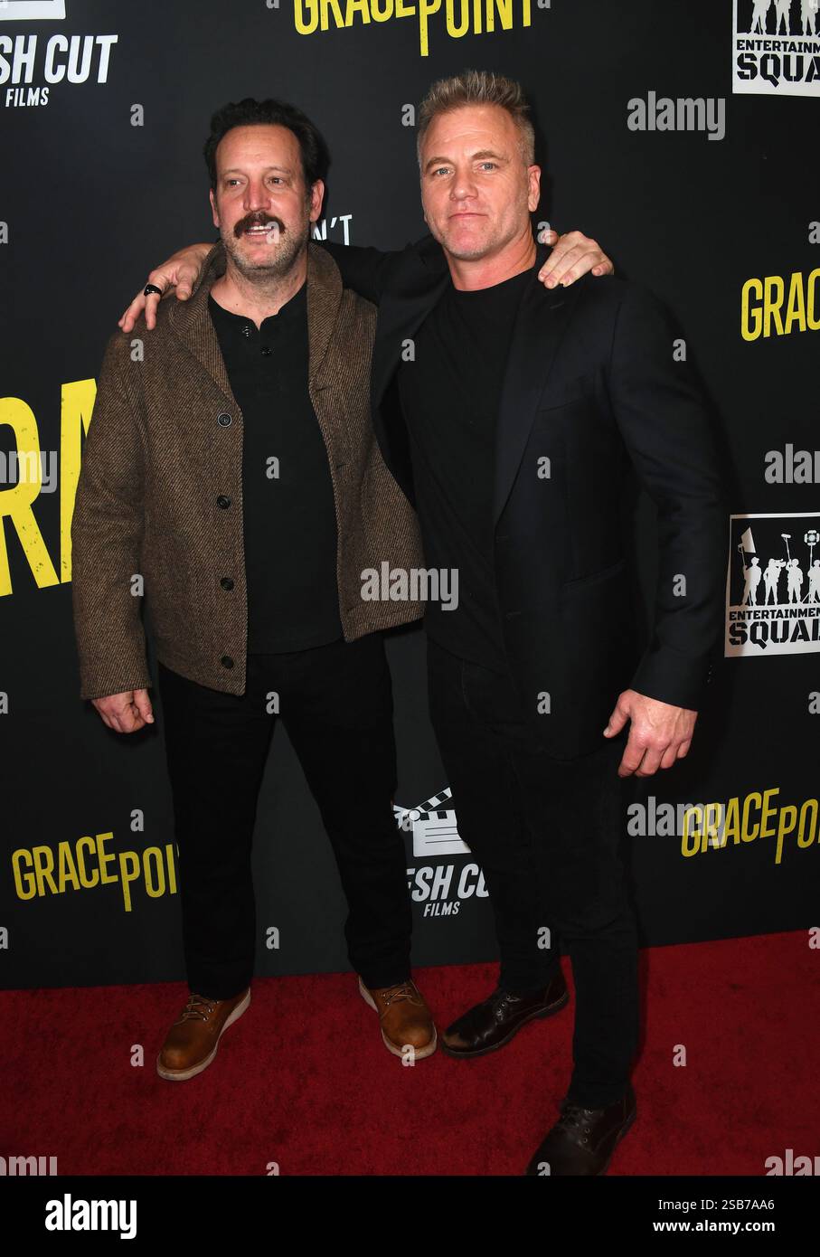 Screenwriter John Pollono and actor Sean Carrigan attend the Los ...