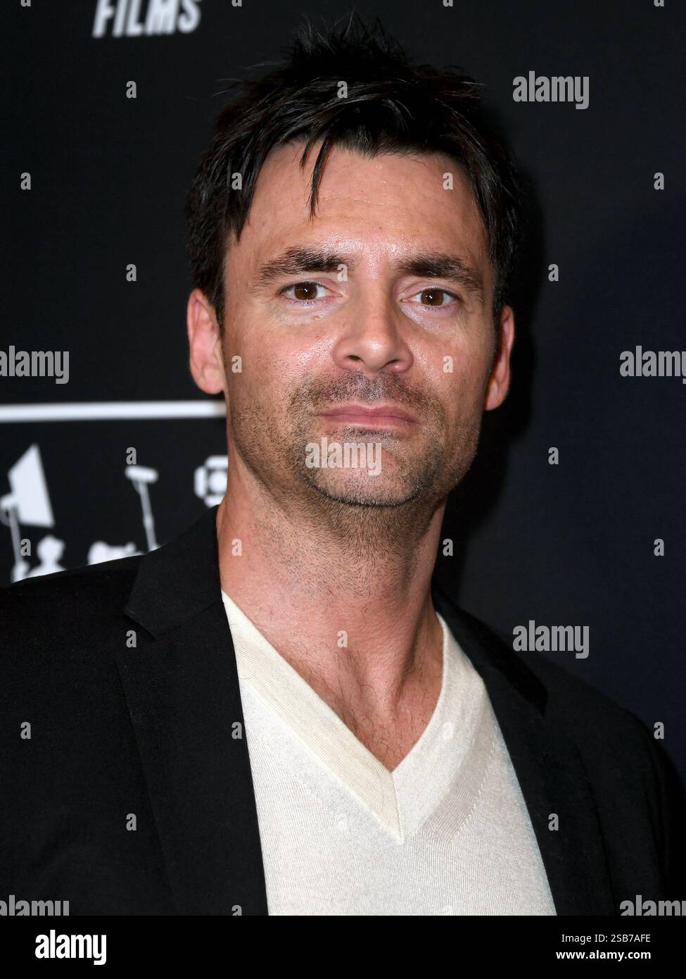 Actor Anthony Preston attends the premiere of "Grace Point" held at ...