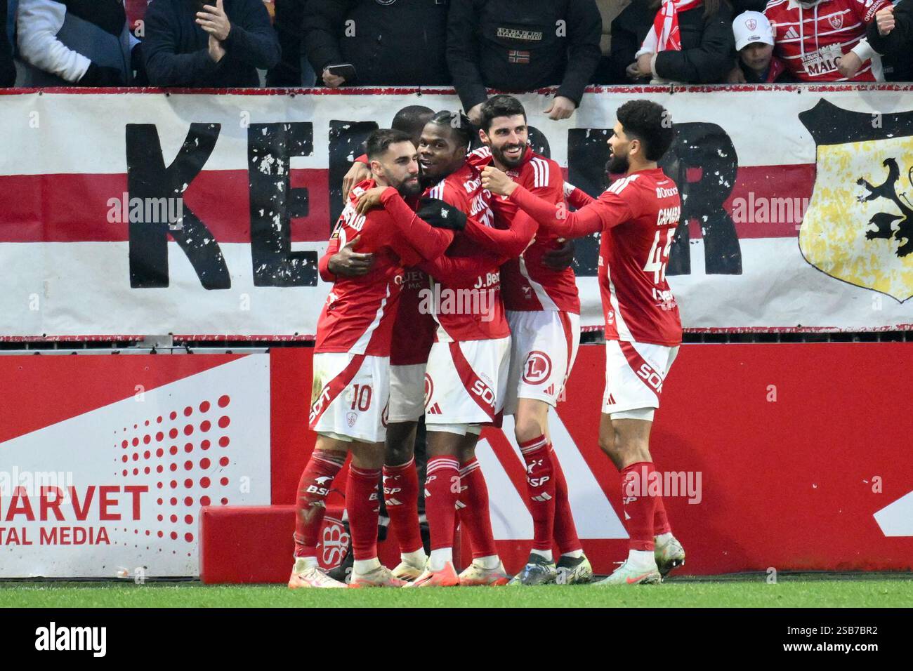 12 Luck ZOGBE (sb29) - 20 Pierre LEES MELOU (sb29) during the Ligue 1 ...