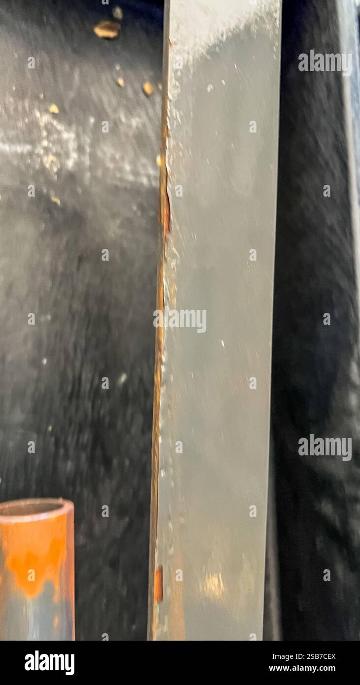 Rusted Metal Support Poles for Construction Use Stock Photo - Alamy