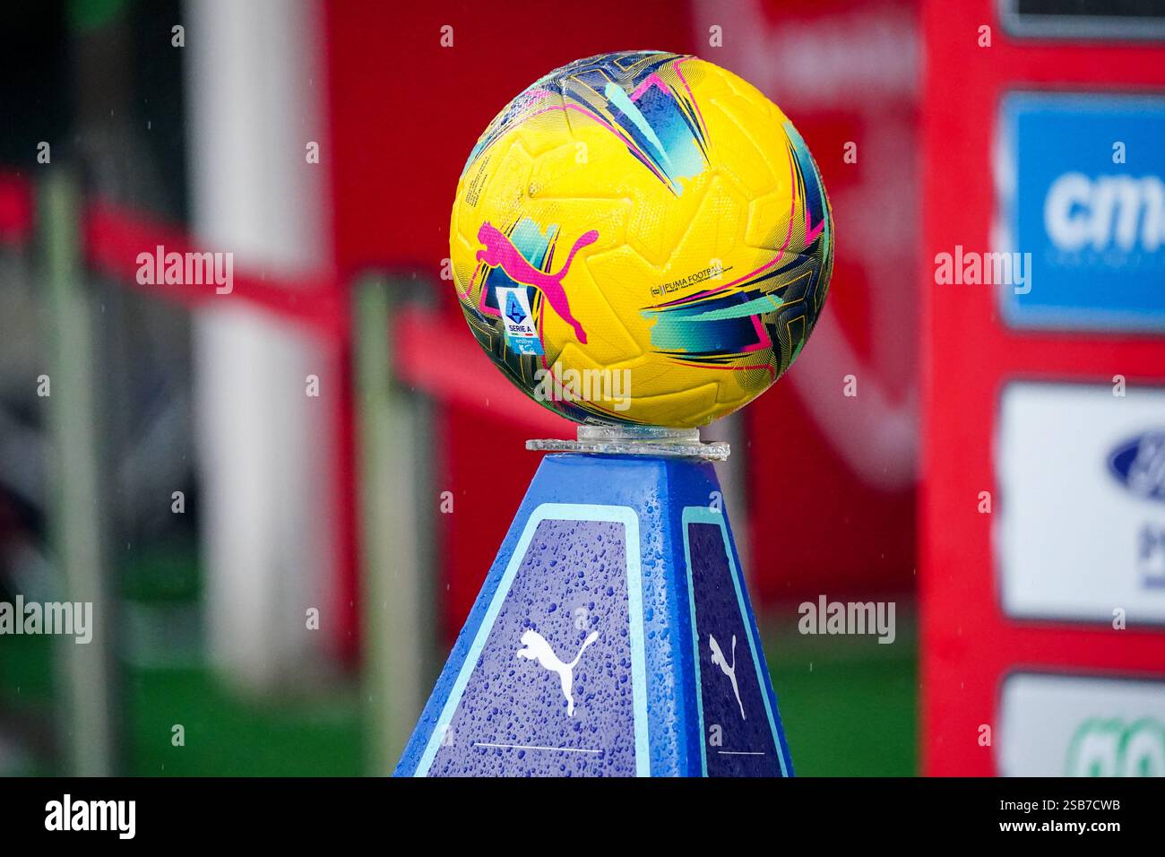 Monza, Italie. 01st Feb, 2025. Official PUMA match ball of Serie A ...