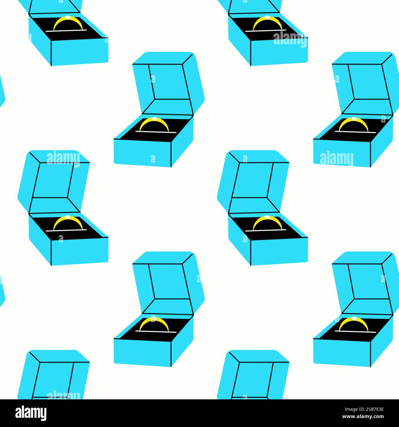 Box blue print Stock Vector Images - Alamy