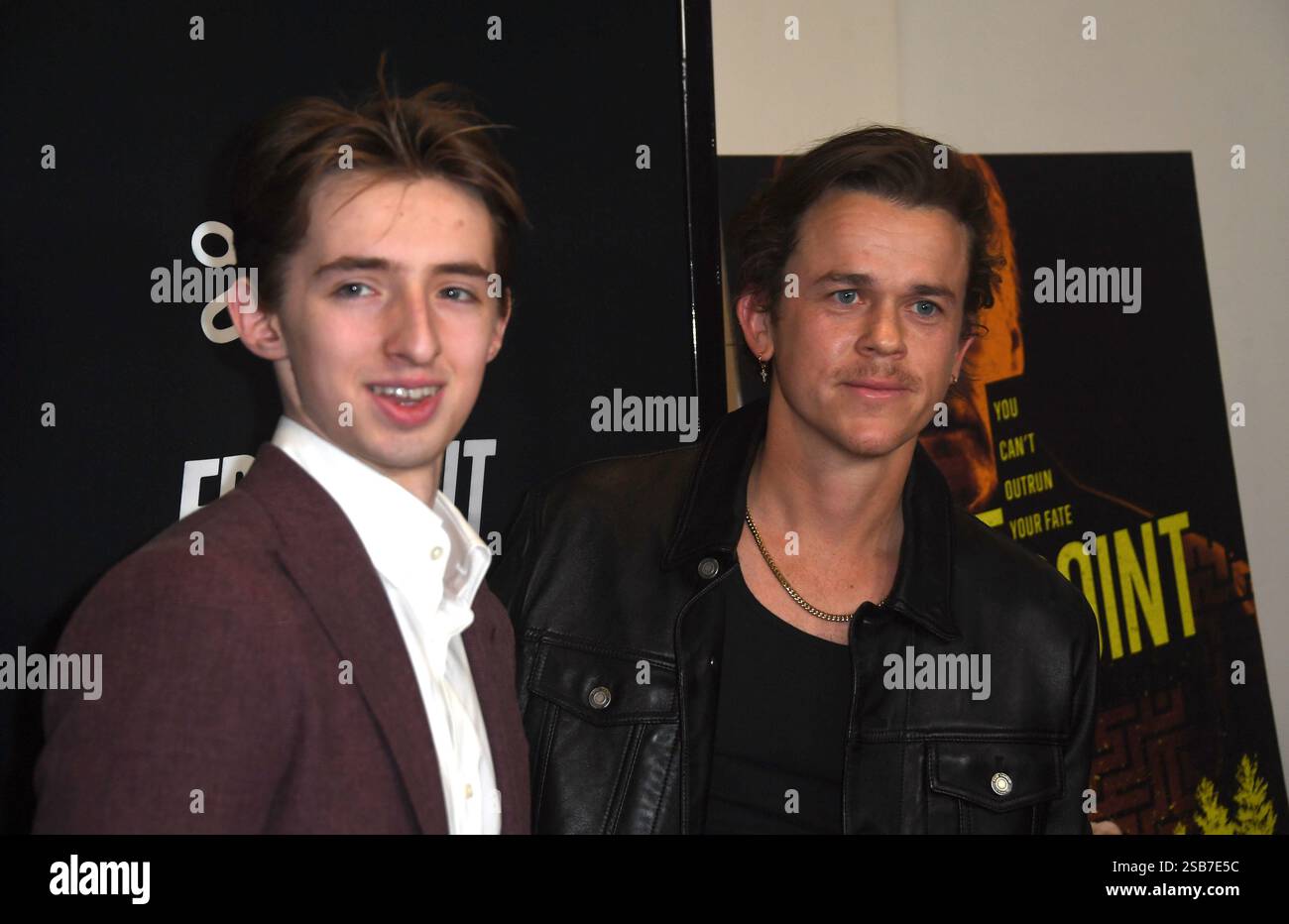 Actor Samuel L. Pierce poses with John Owen Lowe at the Los Angeles ...
