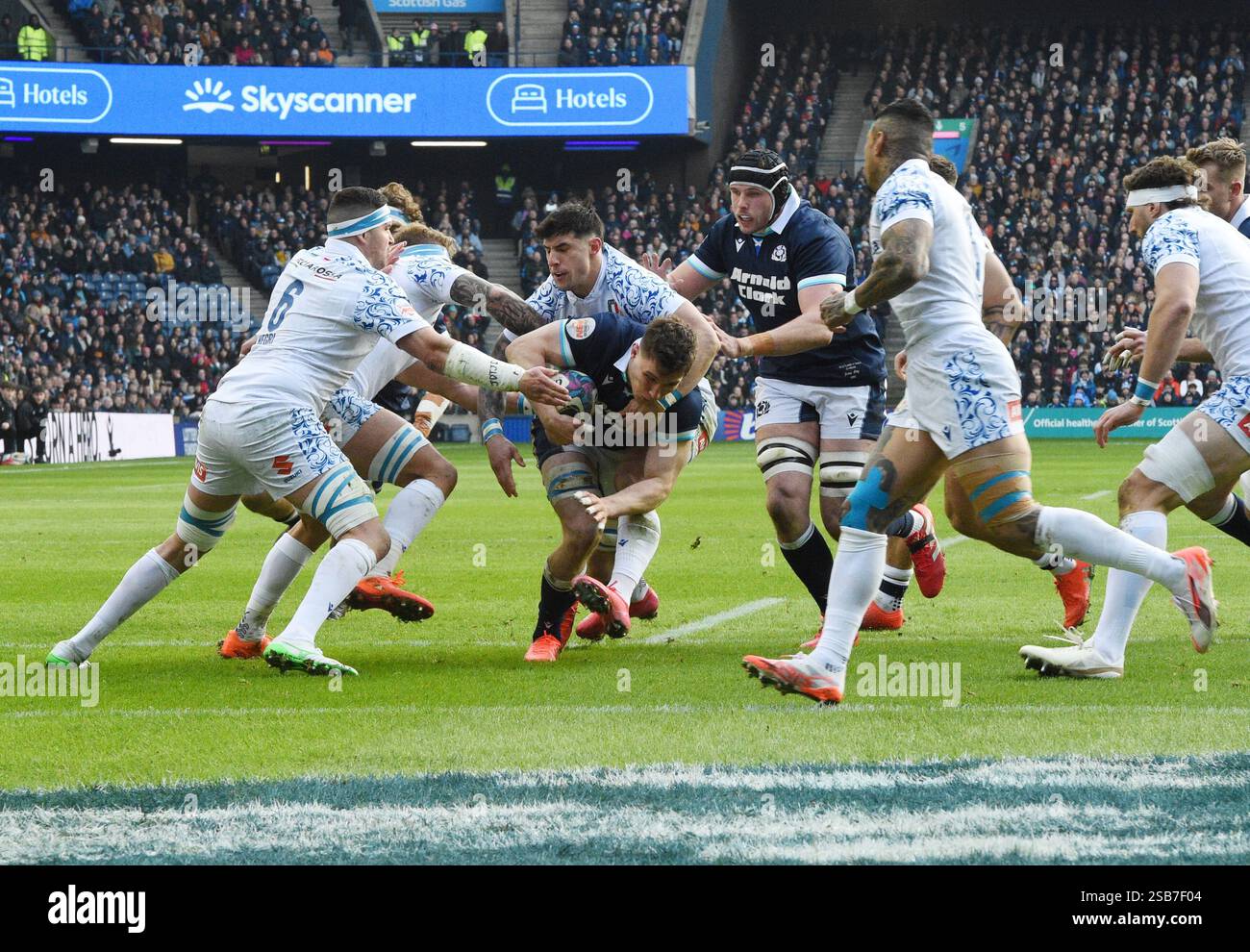 Scottish Gas Murrayfield Stadium. Edinburgh.Scotland.UK. 1st Feb .2025 ...